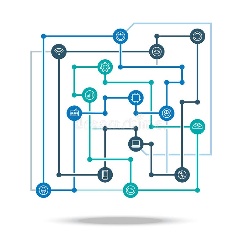 Technological Integration Stock Illustrations – 15,773 Technological ...