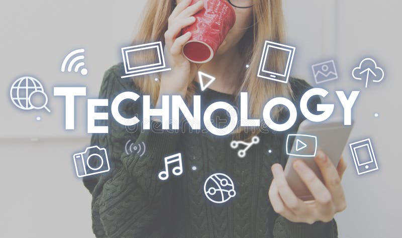 Technology Connecting People Around the World Stock Photo - Image of ...