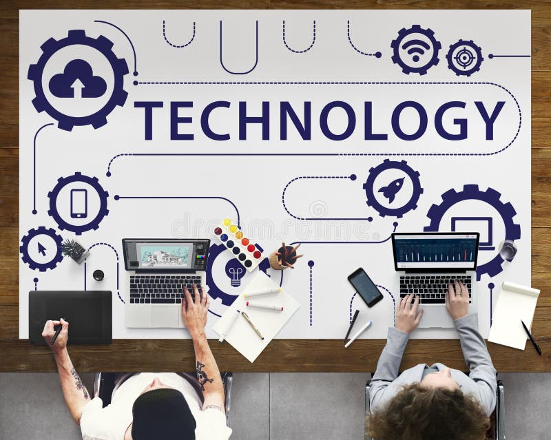 Technology Connecting Cloud Network Concept Stock Image - Image of ...