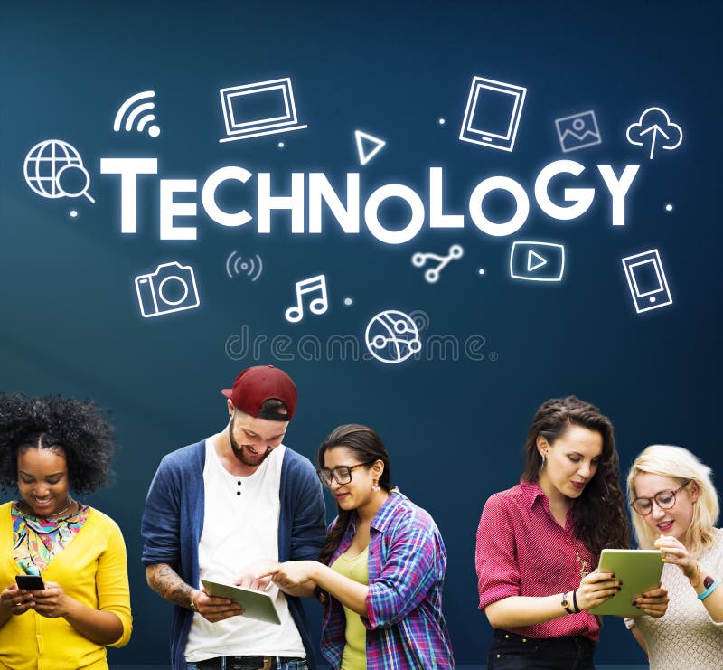 Technology Connecting Cloud Network Concept Stock Photo - Image of ...