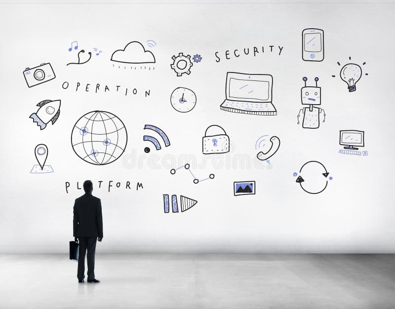 Technology Connecting People Around the World Stock Photo - Image of ...