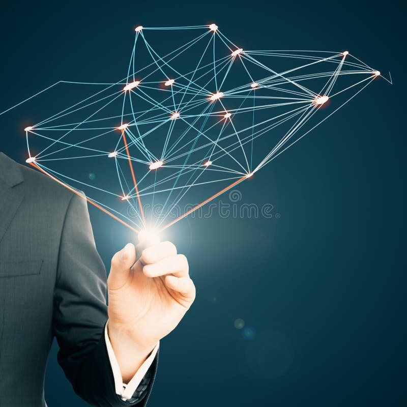 Technology and Connection Concept Stock Image - Image of network ...