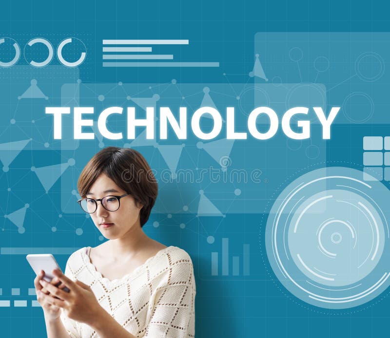 Technology Connection Innovation Internet Communication Concept Stock ...