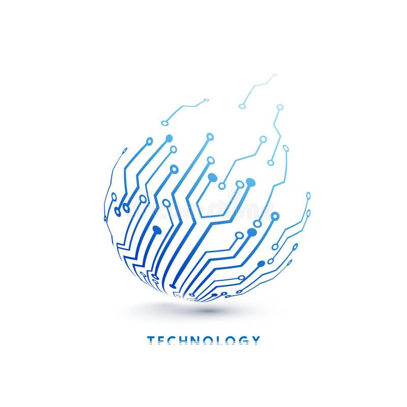 Technology Connection Logo, Icon, and Symbol Design. Vector ...