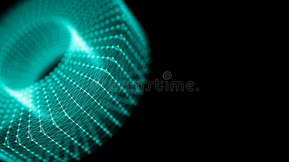 Technology Connection Structure. 3d Rendering of Twist Form. Technology Background. Ai Element ...
