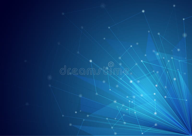 Technology and Innovation Blue Background Design Stock Vector ...
