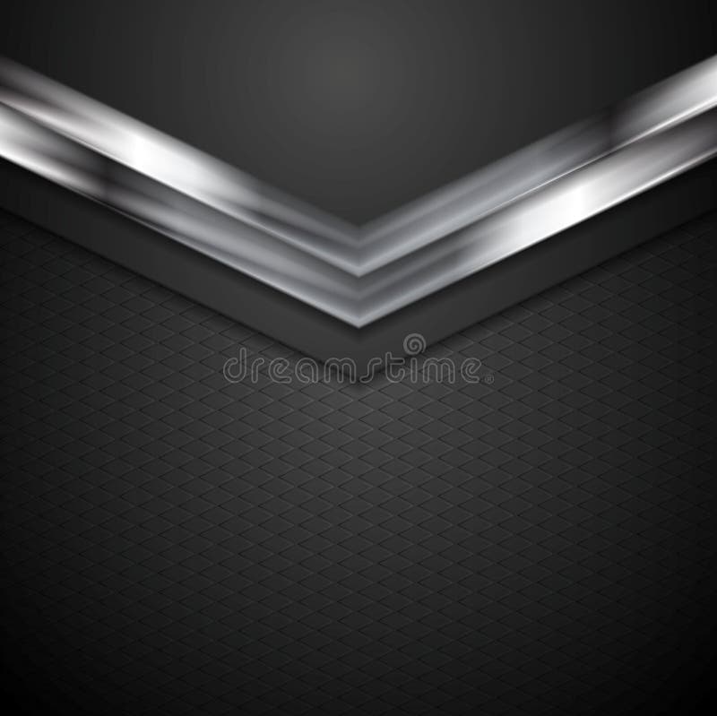 Silver Square Metal Background Stock Vector - Illustration of ...