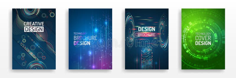 Technology Covers Corporate Documents. Layout Template Science Designs ...