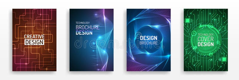 Technology Covers Corporate Documents. Layout Template Science Designs ...