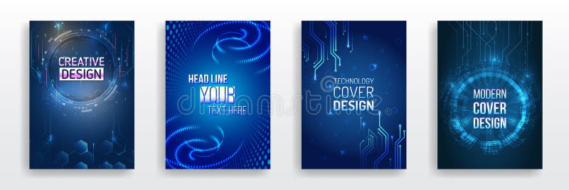 Technology Covers Corporate Documents. Layout Template Science Designs ...