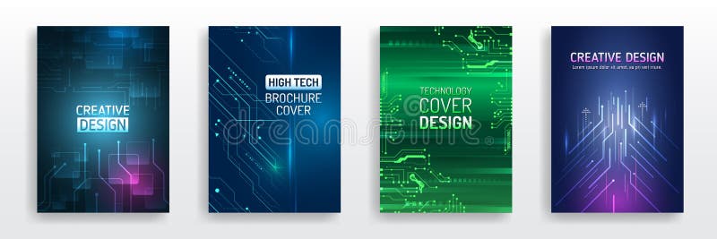 Technology Covers Corporate Documents. Layout Template Science Designs ...