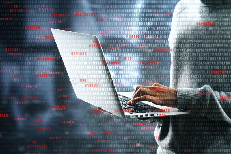 Technology and Criminal Concept Stock Photo - Image of computing ...