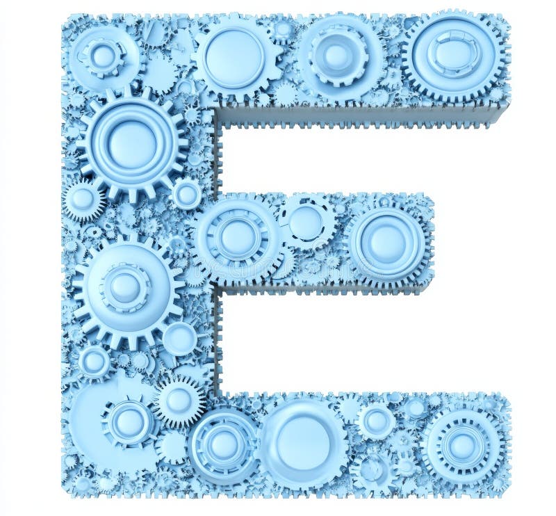 This Technology 3D Alphabet Font Design Features a Digital Typography ...