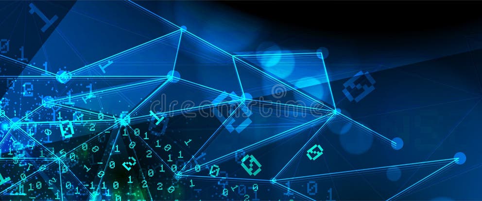 Technology Data Background, Idea of Global Business Solution Stock ...