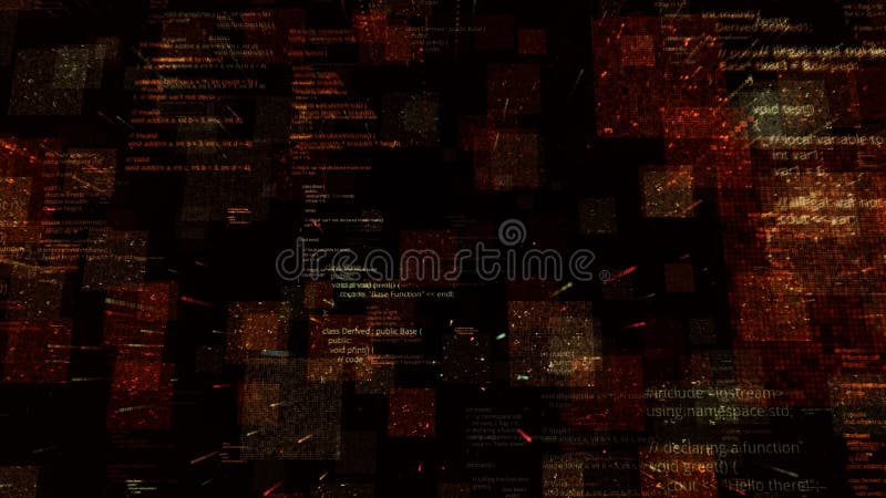 Blocks with binary code stock image. Image of composition - 12262177