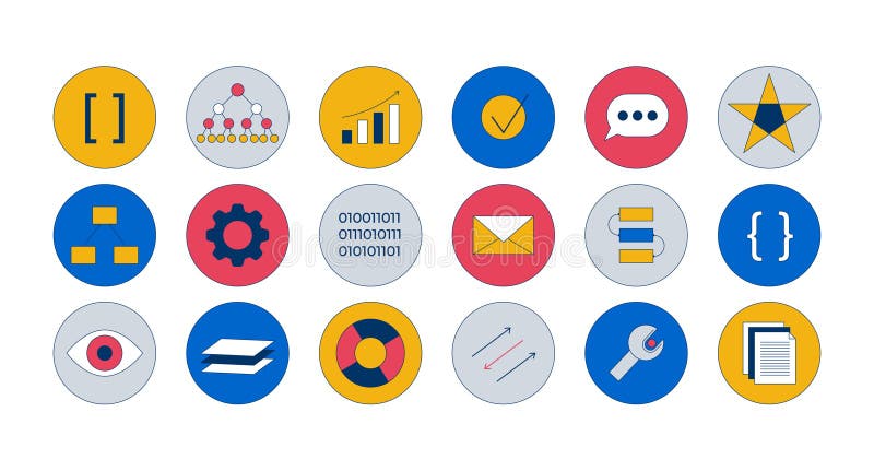 Data Objects Set Stock Illustrations – 5,037 Data Objects Set Stock Illustrations, Vectors ...