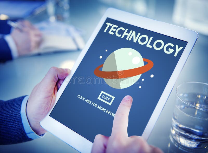 Technology Data Digital Internet Innovation Tech Concept Stock Image ...