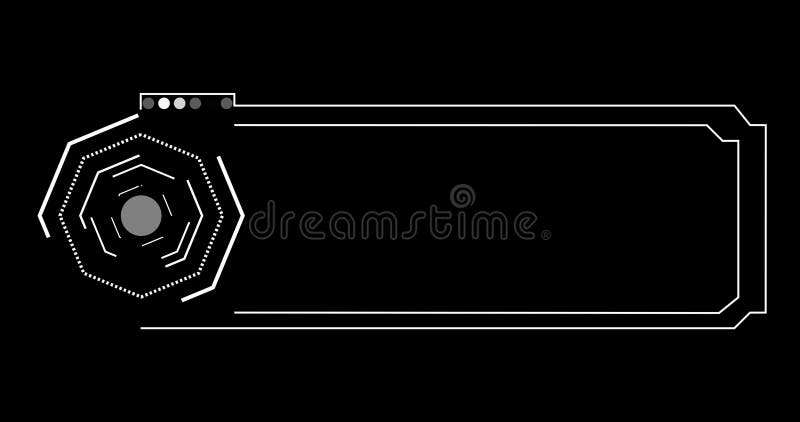 Technology Designed Hud Lower Third High Resolution. Element of Hud ...