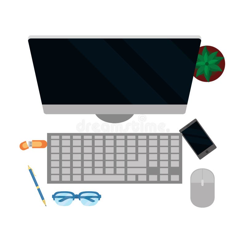 Technology device cartoon stock vector. Illustration of business ...