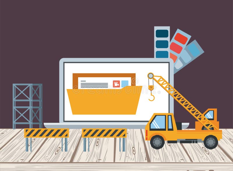 Contruction Crane Cartoon Stock Illustrations – 11 Contruction Crane ...