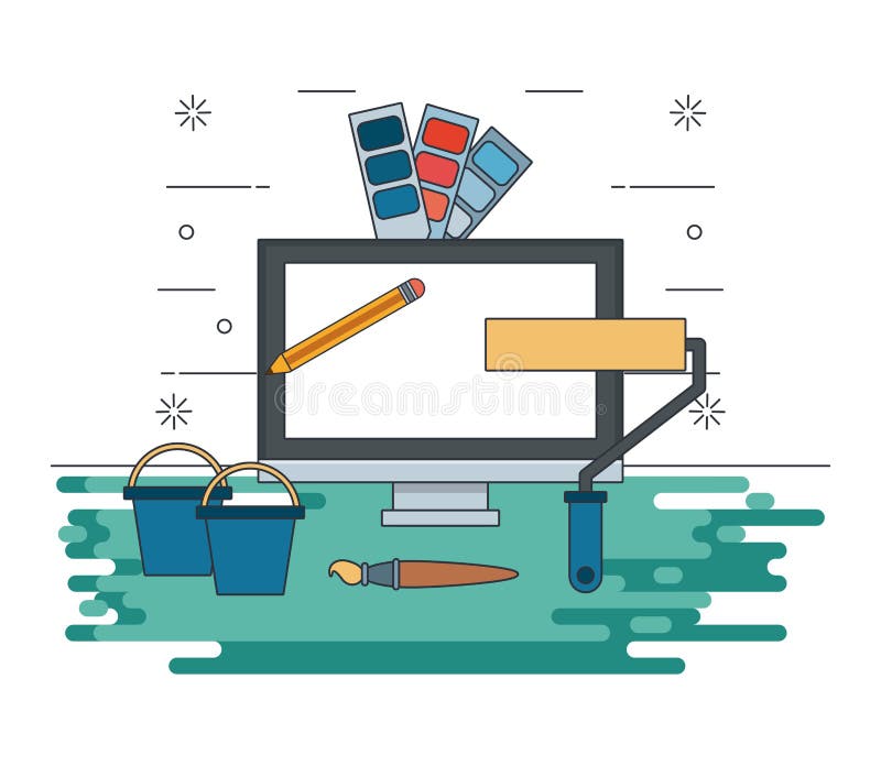 Technology Device Maintenance Support Cartoon Stock Vector ...