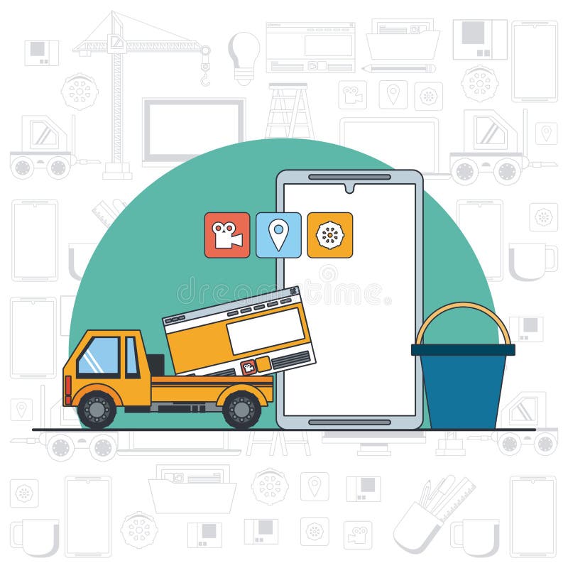 Technology Device Maintenance Support Cartoon Stock Vector ...