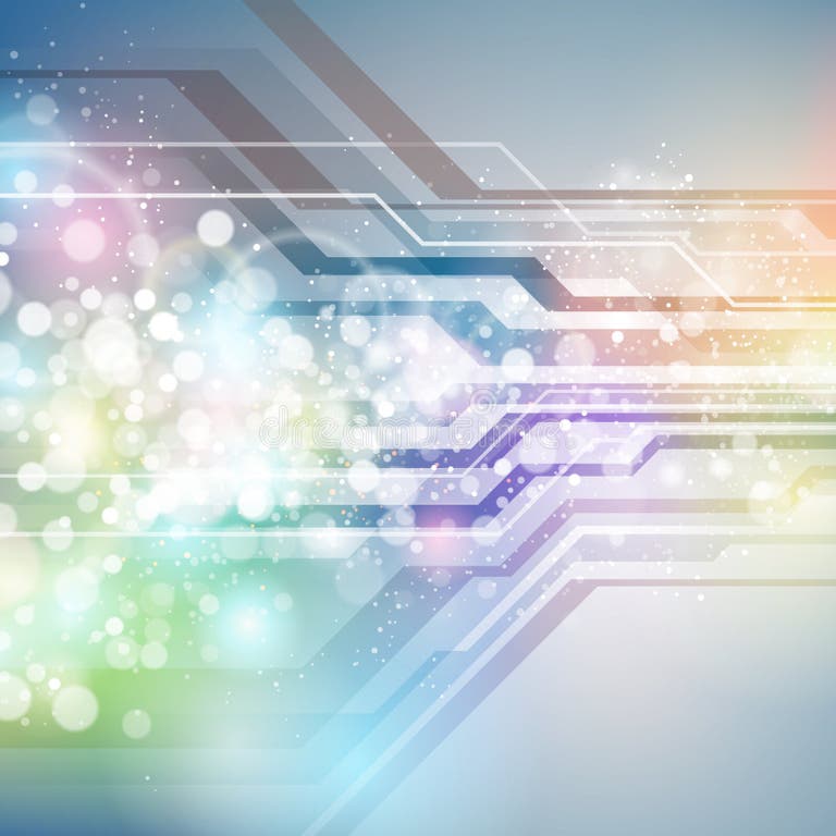 Technology Digital Abstract Background Stock Vector - Illustration of ...