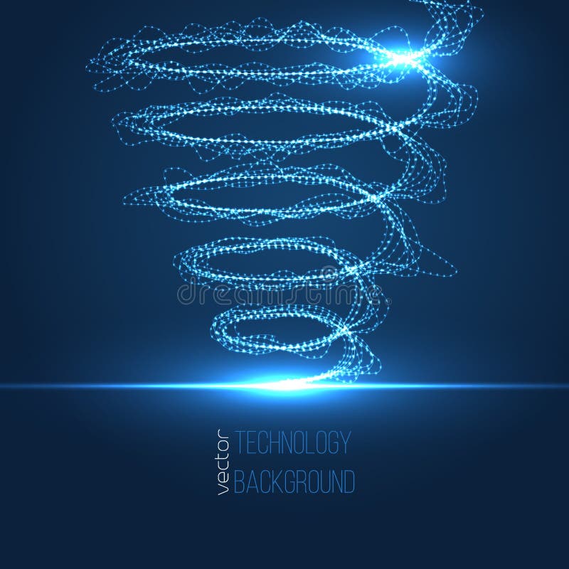 Technology Digital Background Stock Vector - Illustration of explosion ...
