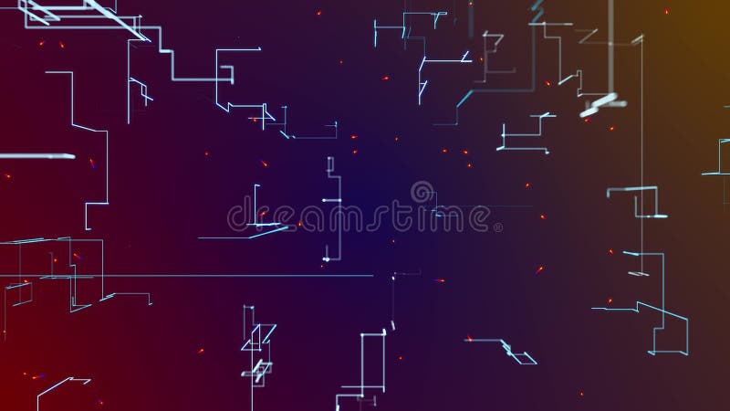 Technology Digital Business Corporate Abstract Particles Clean ...