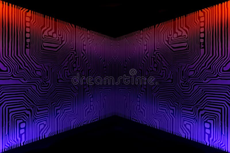 High Tech Technology Digital Circuit Dimension Internet Electronic Tile ...