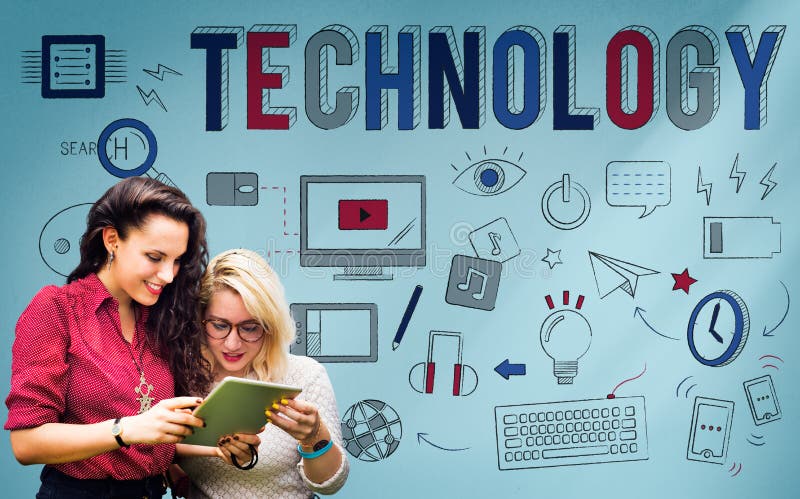 Technology Digital Communication Multimedia Device Concept Stock Photo ...