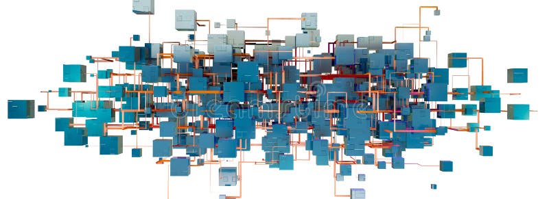 Mesh and Net Abstract Structure Isolated Over White Background Stock ...