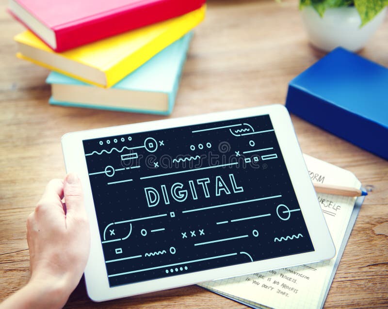 Technology Digital Connection Innovation Internet Concept Stock Image ...