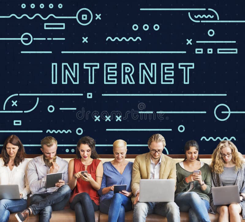 Technology Digital Connection Innovation Internet Concept Stock Photo ...