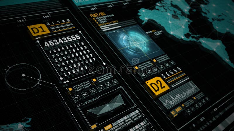 Technology Digital Cyberspace and Global Network Connection Tracking ...