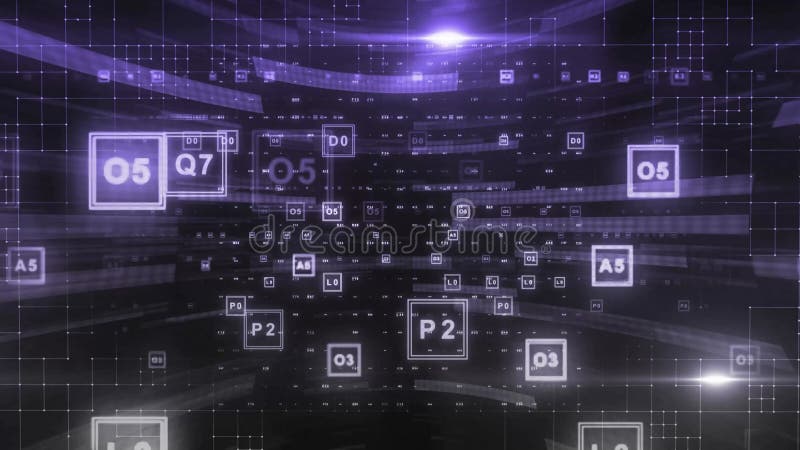 Technology Digital Data Network, Stock Video - Video of cyberspace ...