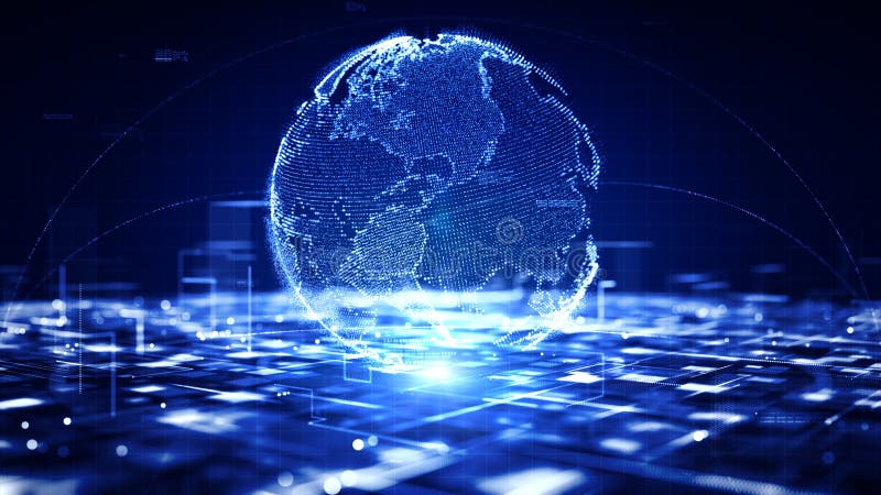 Technology Digital Data Abstract Background, Technology Digital ...