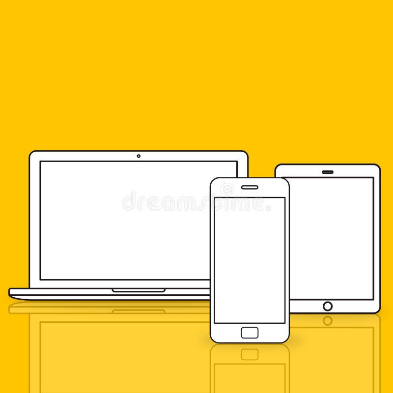 Technology Digital Device Icon Vector Concept Stock Vector ...