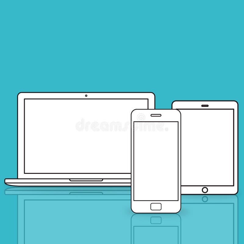 Technology Digital Device Icon Vector Graphic Concept Stock Vector ...