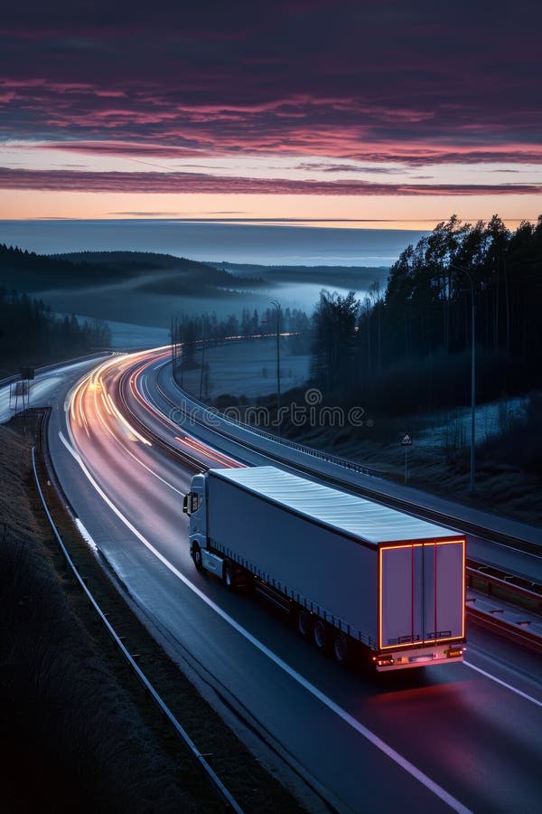 Technology Digital Future of Cargo Container Logistics Transport Concept, Container Freight ...