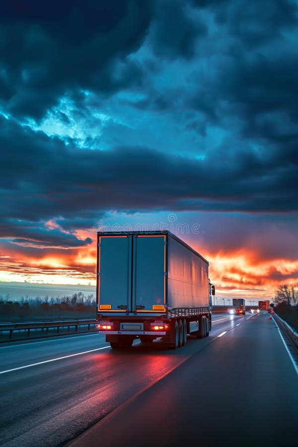 Technology Digital Future of Cargo Container Logistics Transport ...