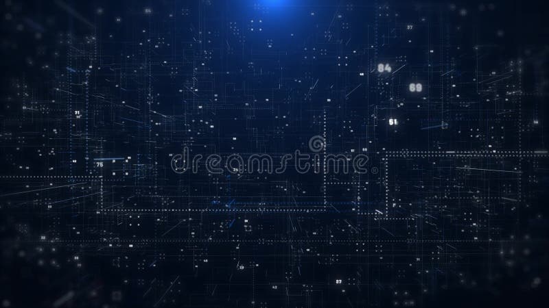 Technology Digital Line Corner Structure Cyber Data Network Connection ...