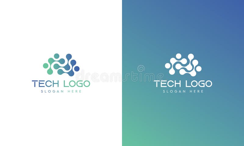 Technology Digital Logo Design Template, Electronic Logo Template ...