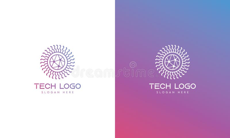 Technology Digital Logo Design Template, Electronic Logo Template ...