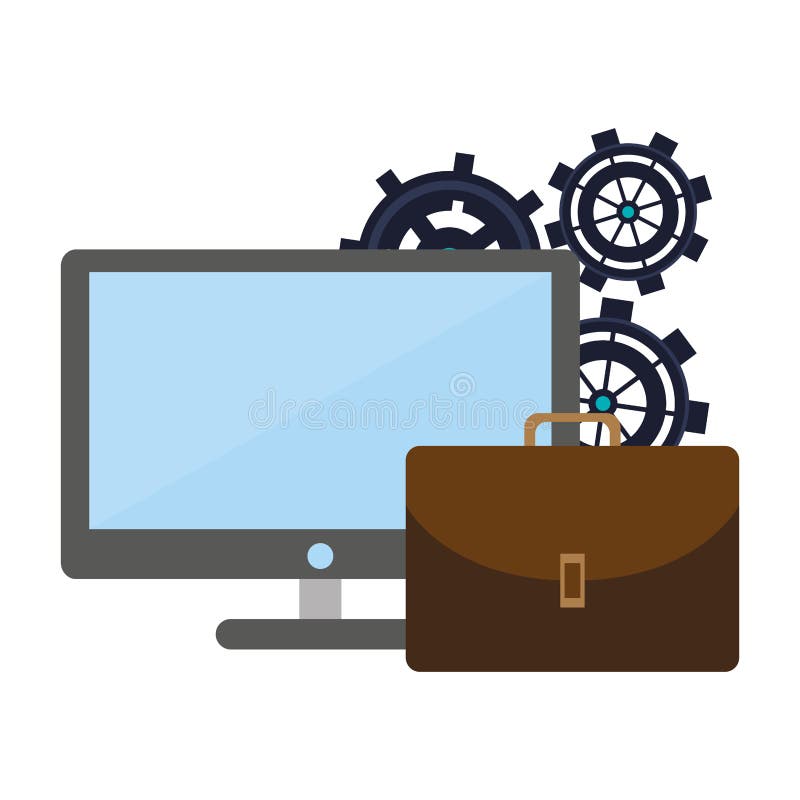 Technology Digital Modern Hardware Cartoon Stock Vector - Illustration ...