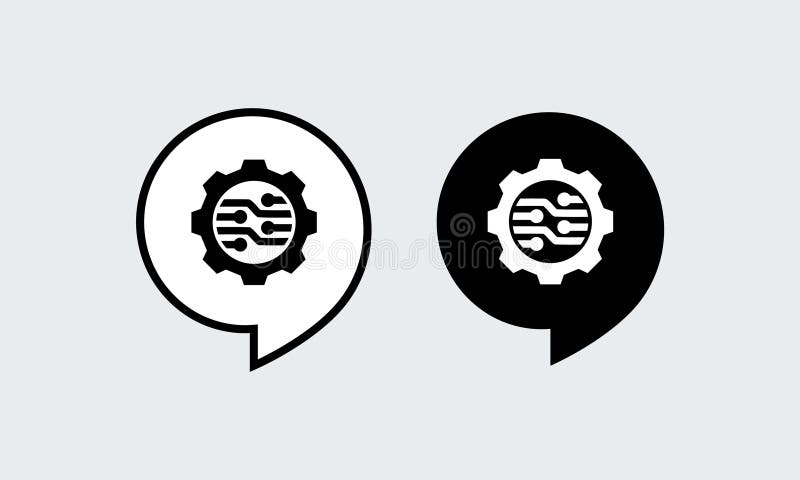 Technology Digital Transformation, System Information. Gear Cog Wheel ...