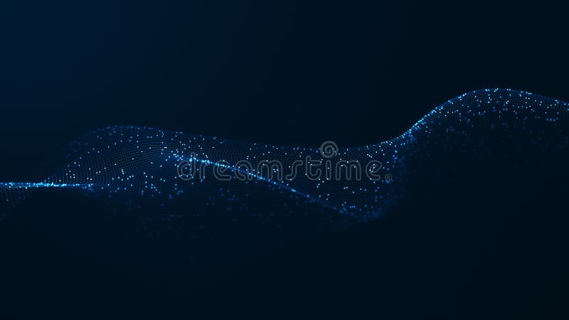 Technology Digital Wave Background Concept Stock Photo - Image of ...