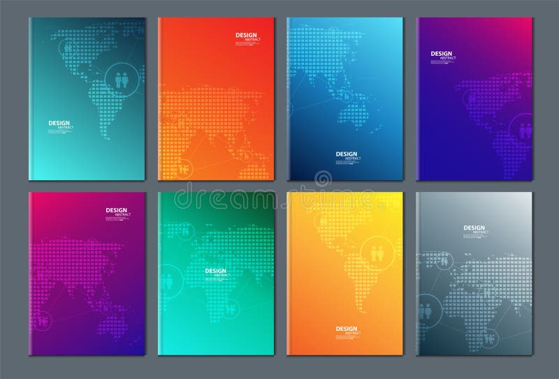 Technology Dot Modern Abstract Composition. Text Frame Surface ...