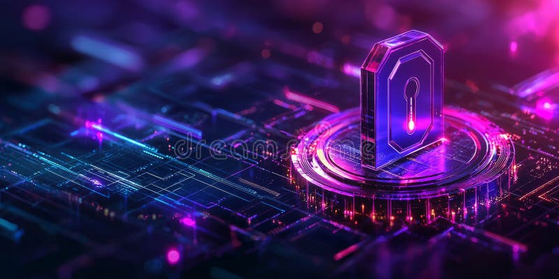 Technology Featuring Network Security Grids and Holographic Warning ...