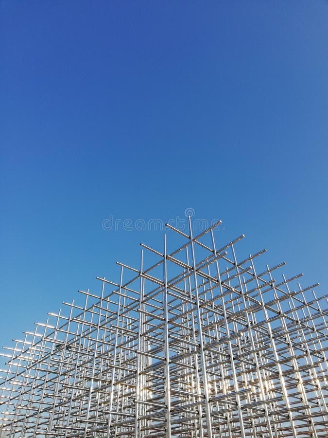 Geometric Construction of 3D,geometric Composition Stock Image - Image ...